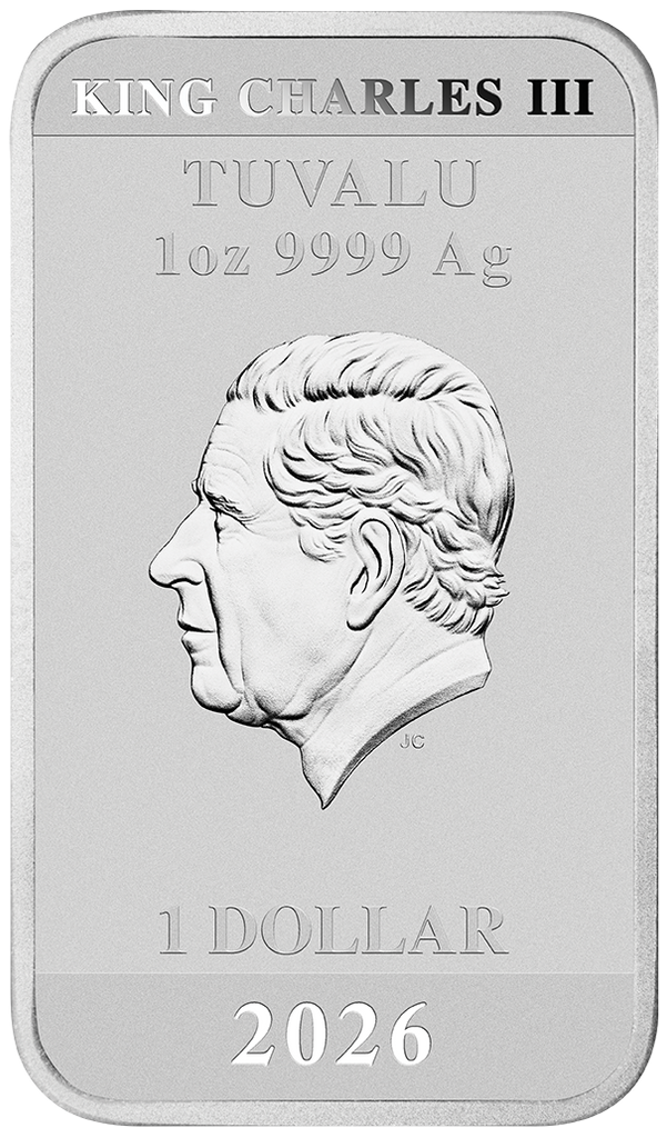 Stranger Things - Season 1 2026 1oz Silver Coloured Rectangular Coin ...