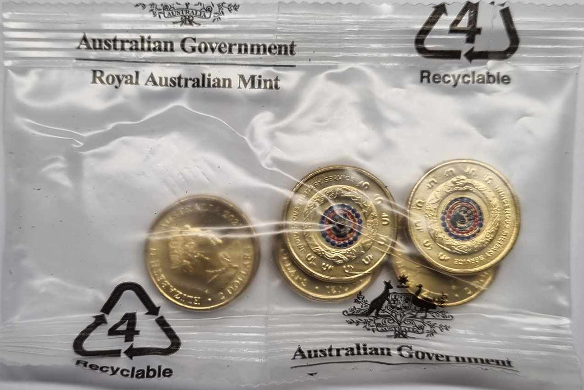 2021 $2 Indigenous Military Service Mint Bag – Aussie Coins Direct