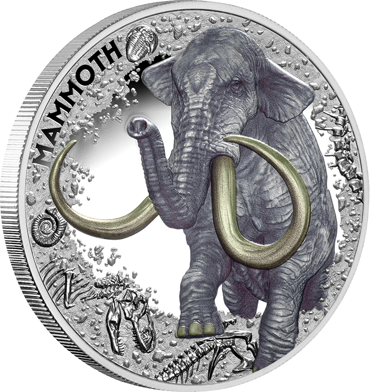 Mammoth 2025 $1 1oz Silver Proof Coin – Aussie Coins Direct