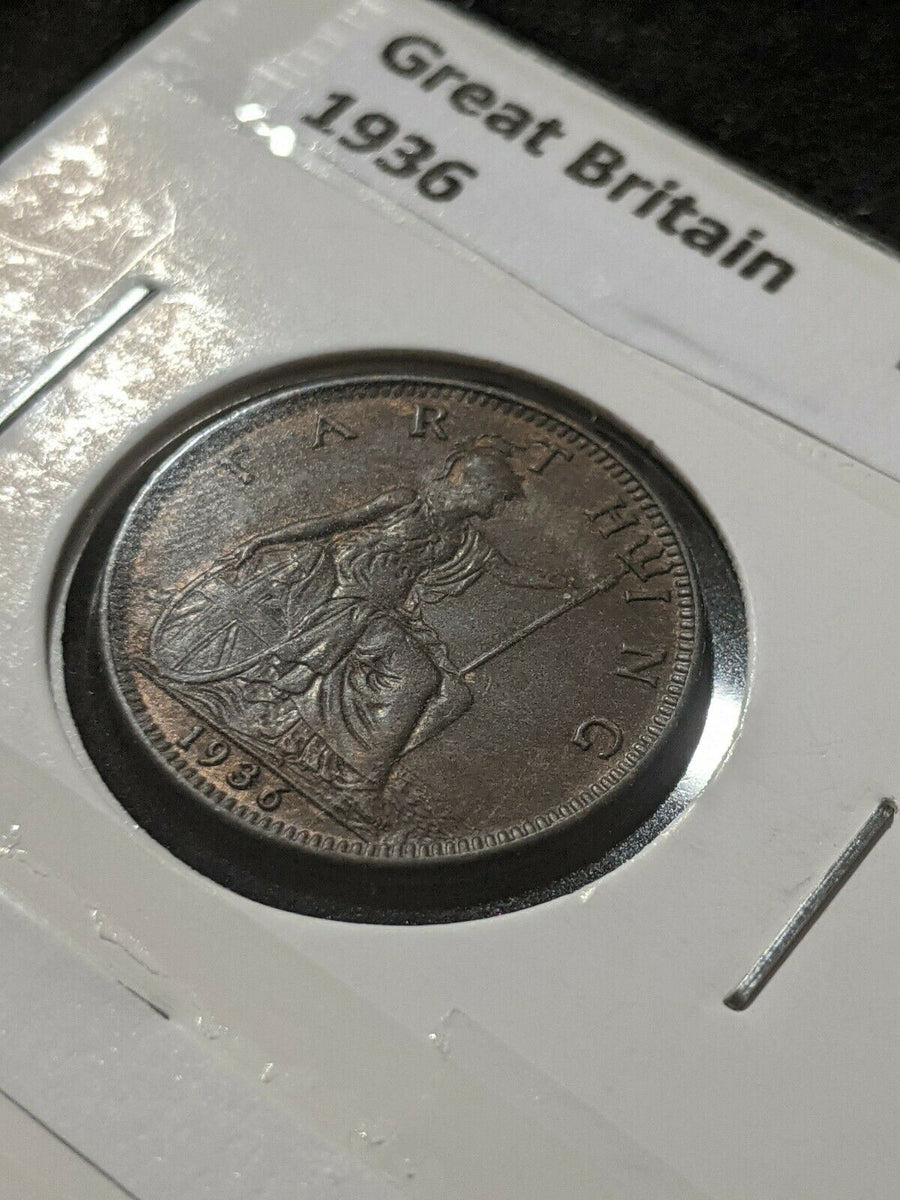 Great Britain 1936 1/4d Farthing KM# 825 #317 – Aussie Coins Direct