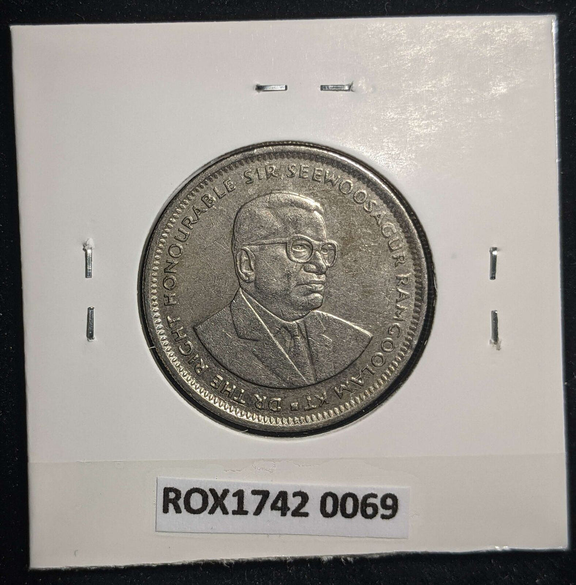 Mauritius 1994 Rupee KM# 55 Scratches #0069 #13B – aussiecoinsdirect